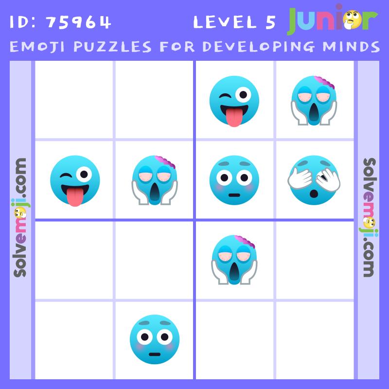 Solvemoji - Can you guess this Solvemoji emojidoku junior... | Facebook