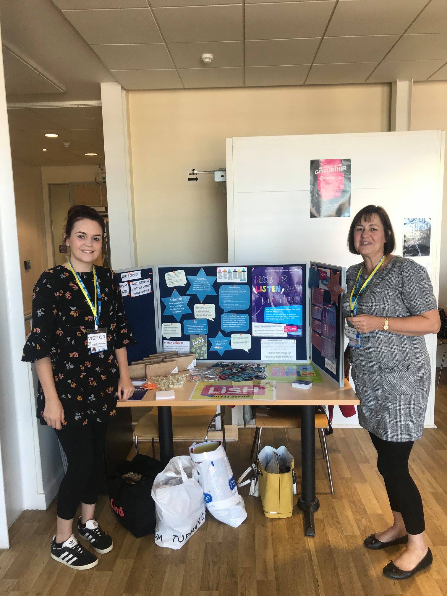 The Lish Team Are At Grantham College Lchs Sexual Health