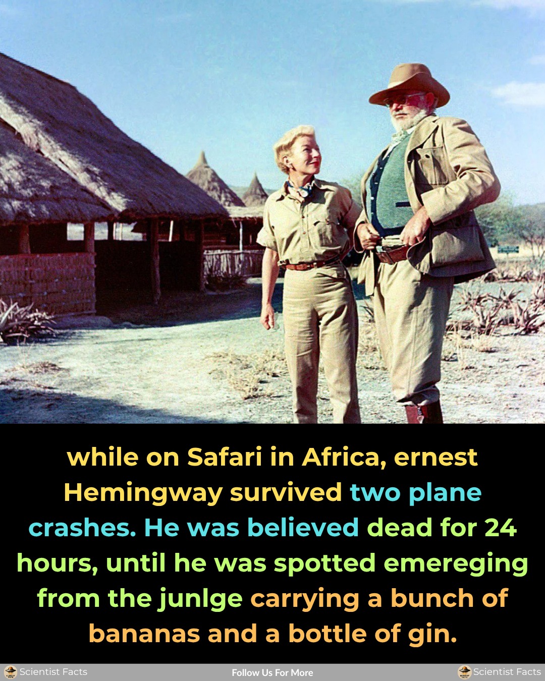 Scientist - During a 1954 safari in Africa, the legendary author Ernest ...
