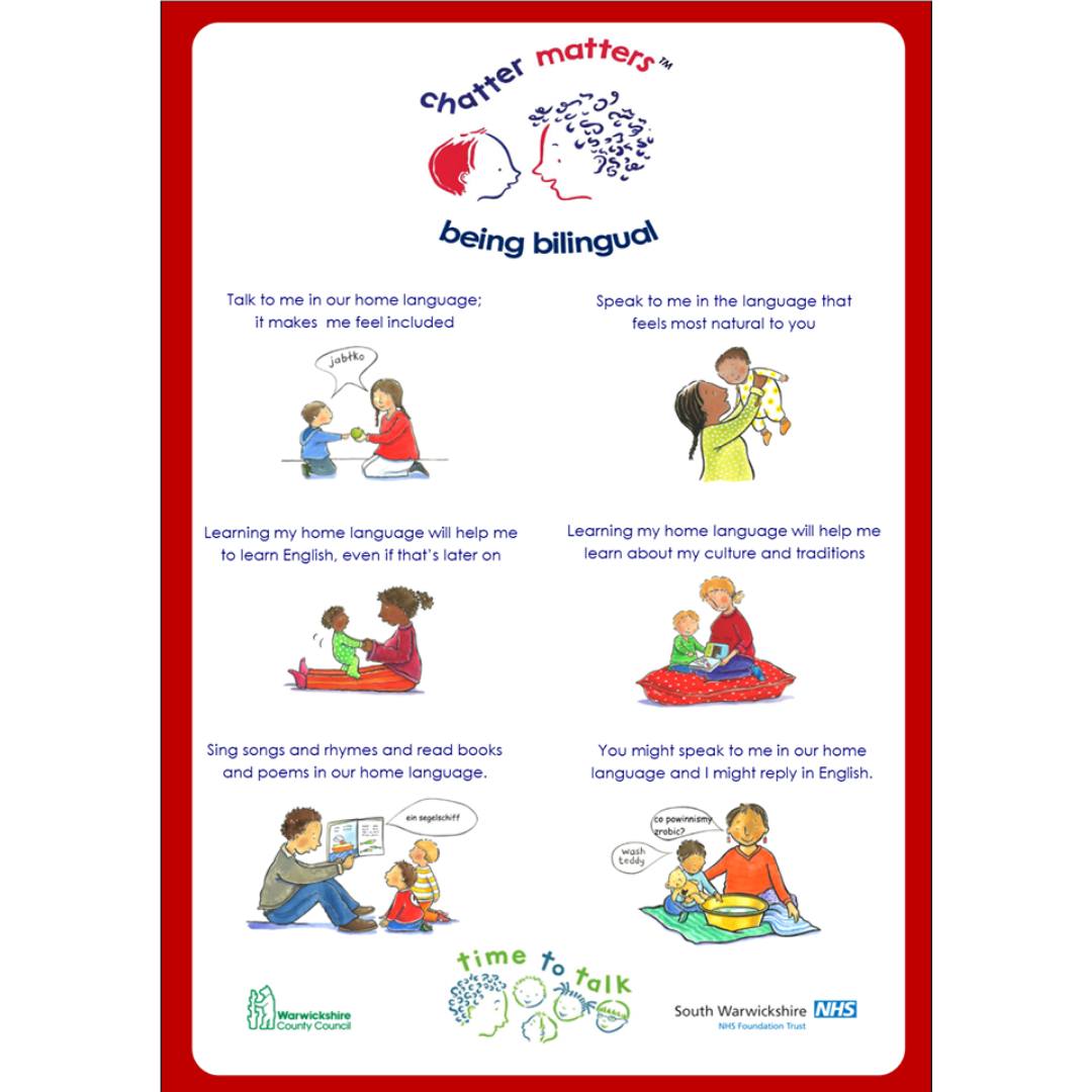 Help Kids Talk - This is a lovely visual on Being Bilingual. 😊