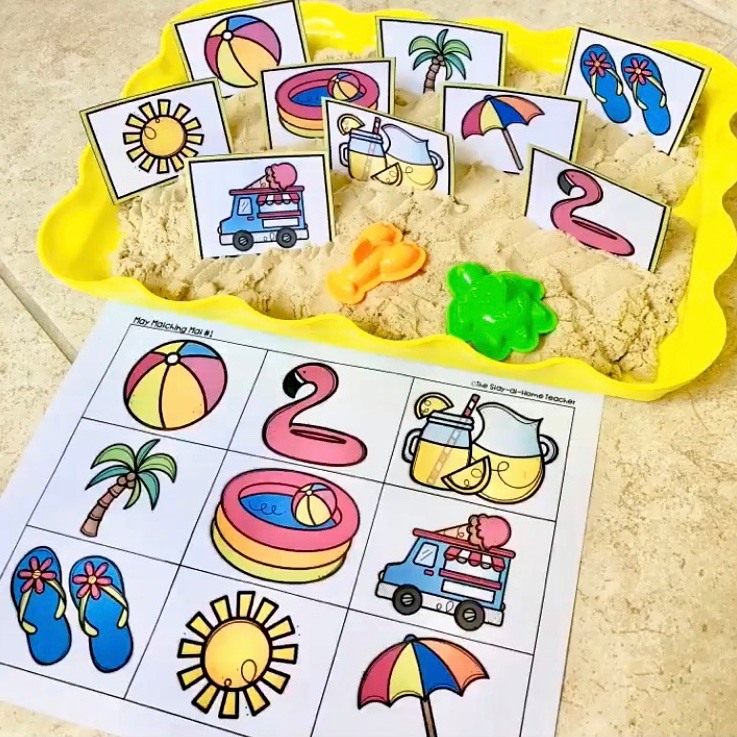 Summer + Sand + Sensory Play =... - The Stay at Home Teacher