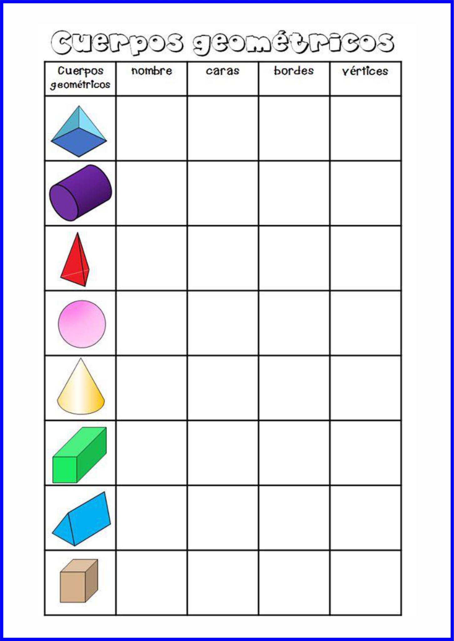 Cuerpos Geométricos Materiales Educativos Gratis 0967