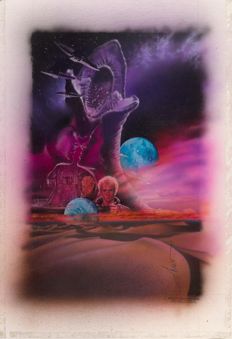 Drew Struzan Unpublished Poster Concept Art For David 4686