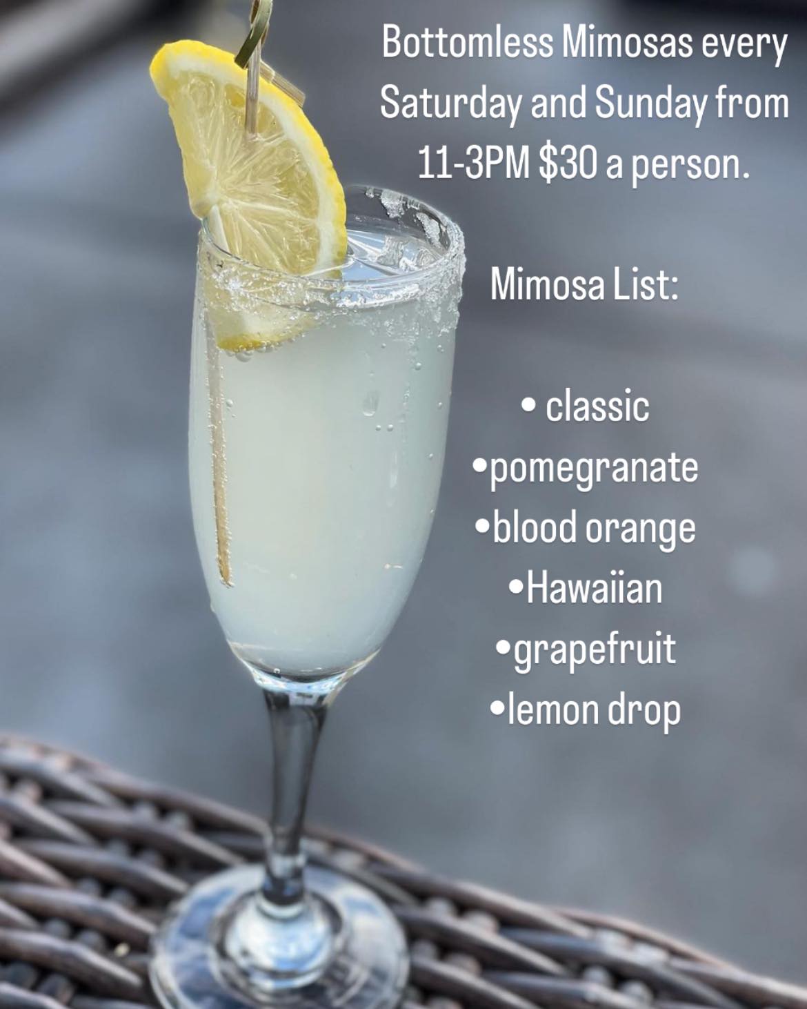 Bottomless Mimosas The Patio On Main East Greenwich Facebook