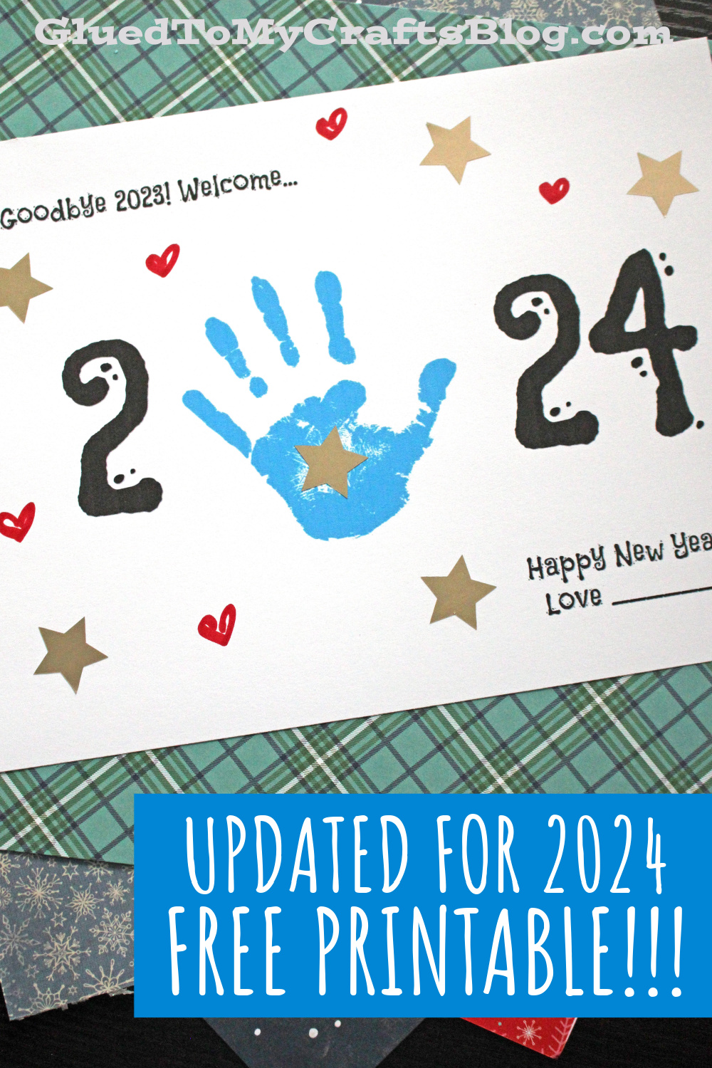 UPDATED TODAY FOR 2024! Handprint... - Glued to My Crafts