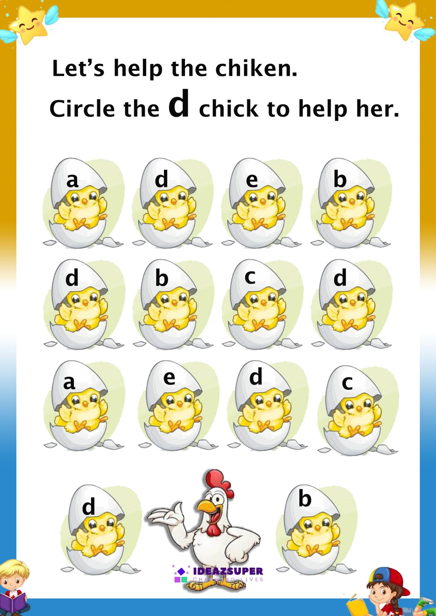 IdeazSuper - Letter Dd identification activity worksheet.... | Facebook