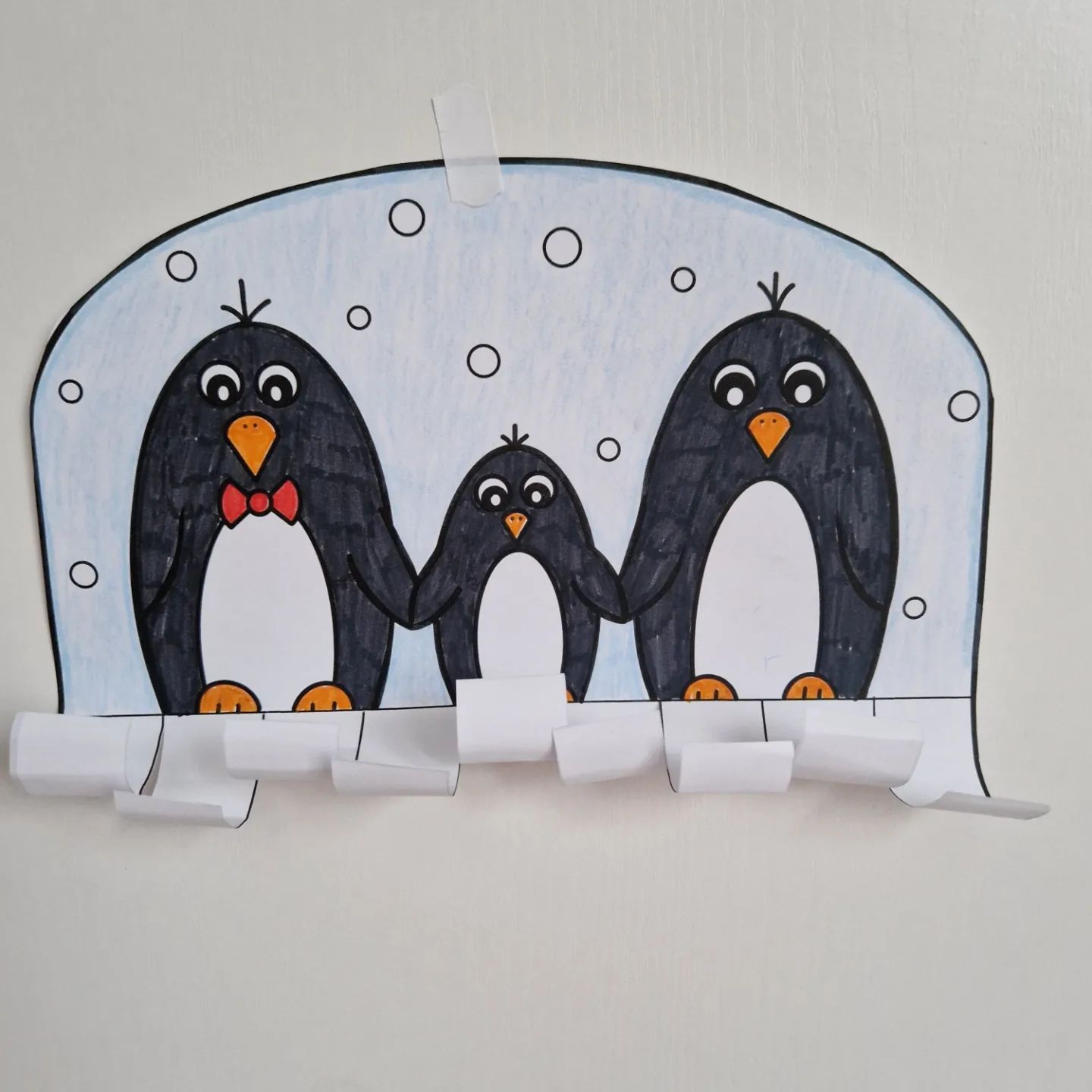 Paper Magic - The penguin family 🥰 I made printable...