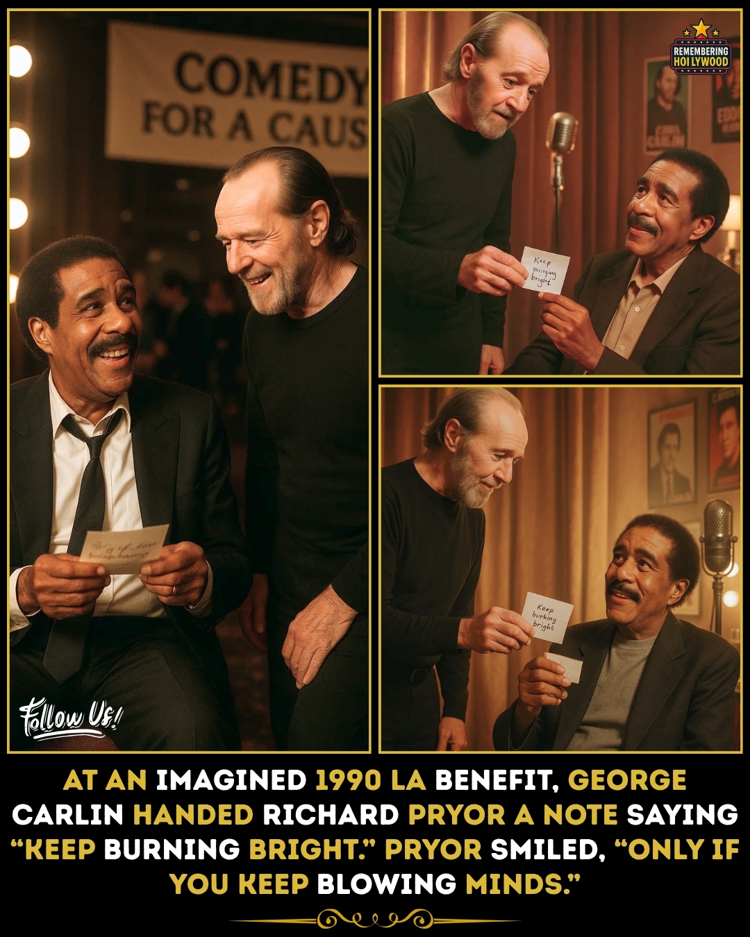 Remembering - In a moment imagined by fans but loved for its truth, two ...