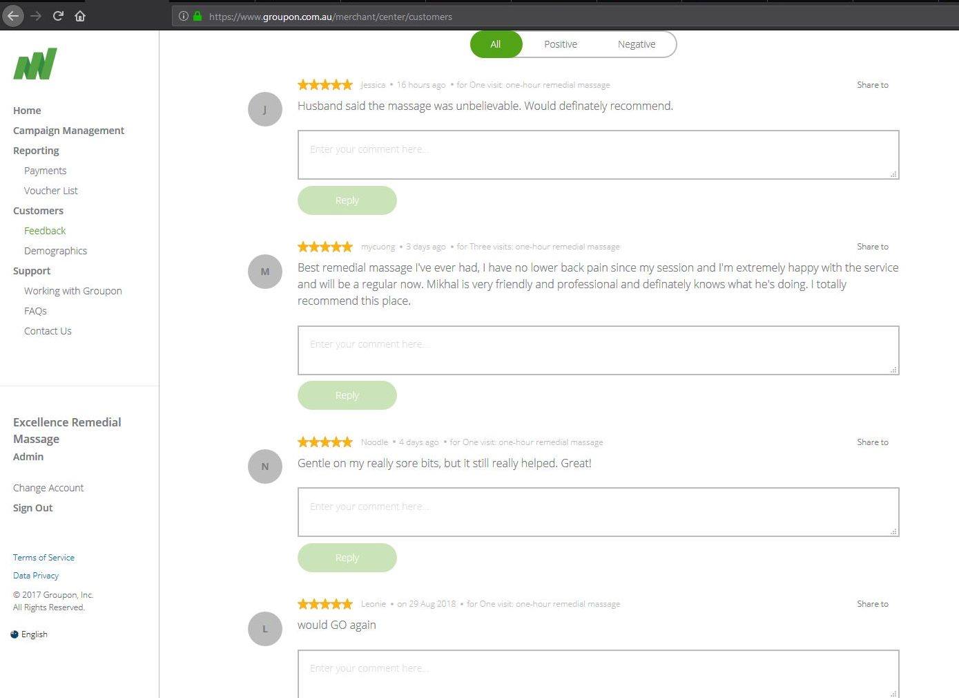 Excellence Remedial Massage Perth Wa