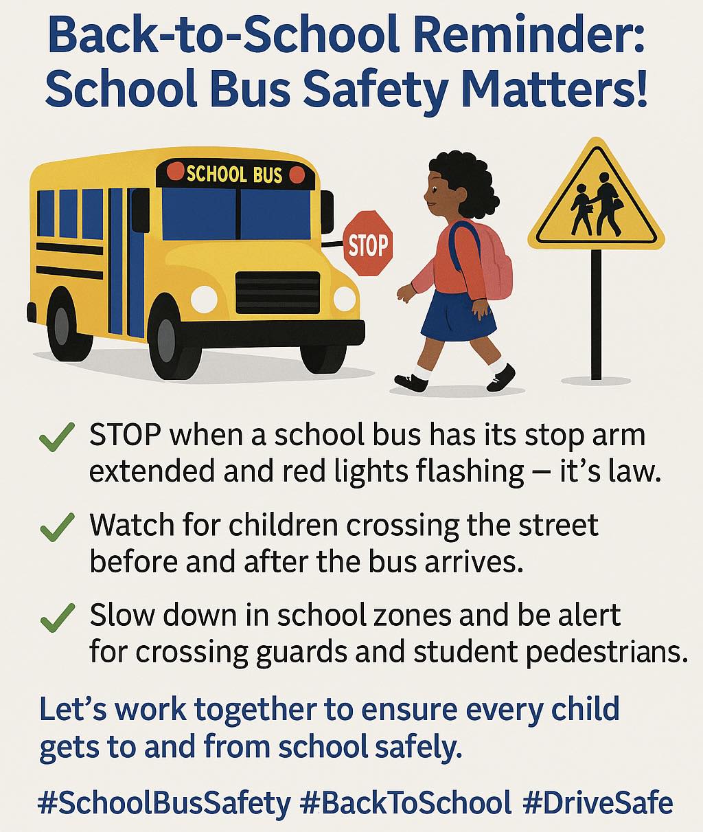 State - 🚍 Back-to-School Reminder: School Bus Safety Matters! 🚸 With ...