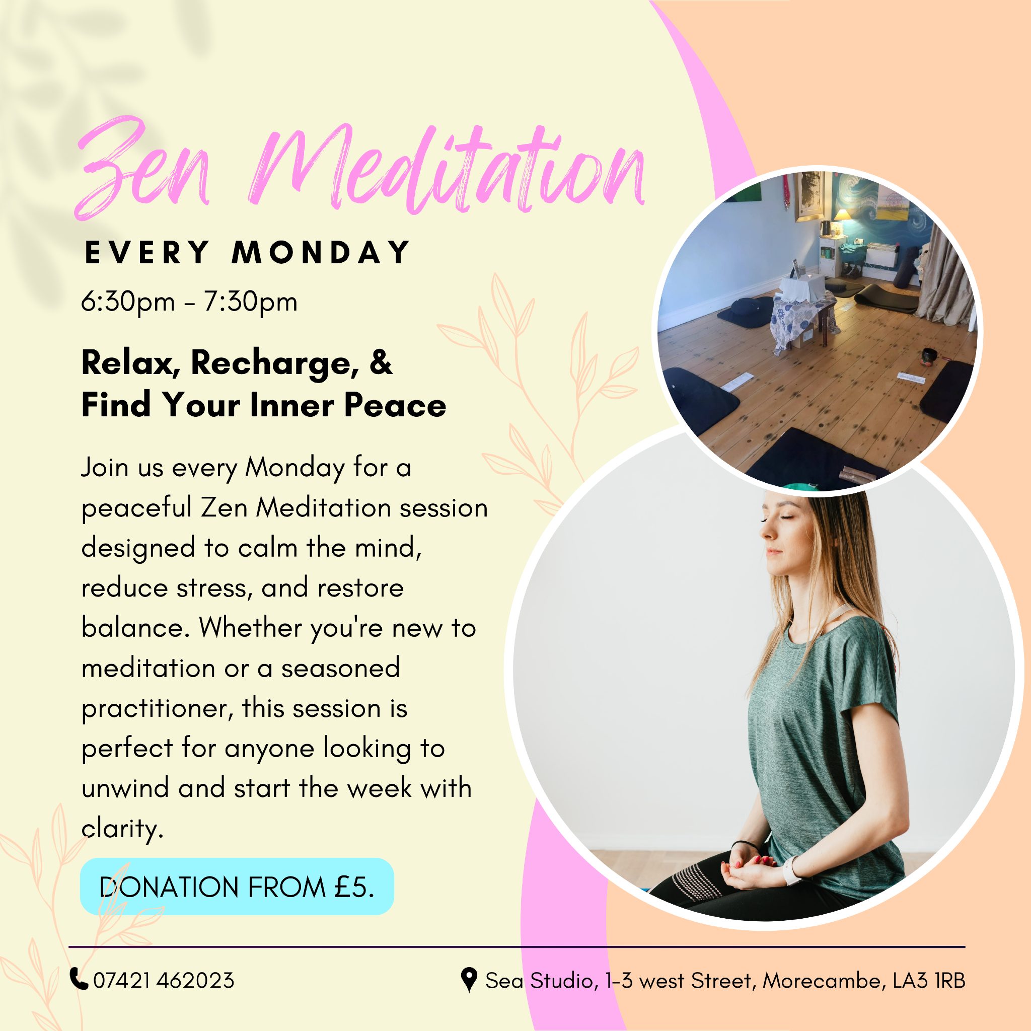 Sea - 🧘‍♂️ 𝒁𝒆𝒏 𝑴𝒆𝒅𝒊𝒕𝒂𝒕𝒊𝒐𝒏 𝑬𝒗𝒆𝒓𝒚 𝑴𝒐𝒏𝒅𝒂𝒚🧘‍♀️ Ready to kick off your week ...