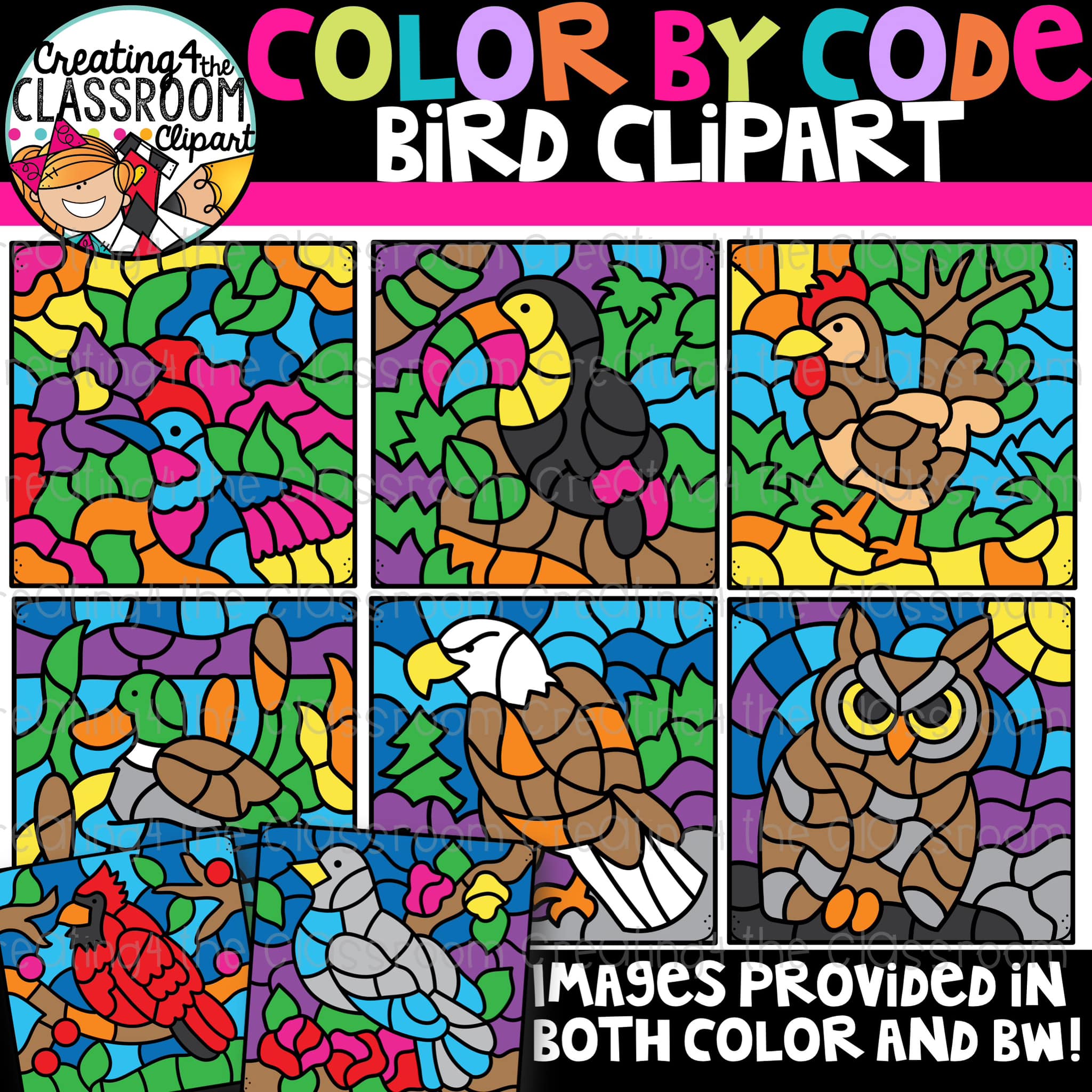 ⭐️NEW Color by Code Clipart... - Creating4 the Classroom | Facebook