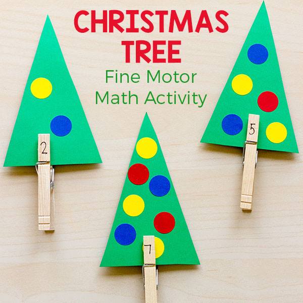 Develop number sense and fine motor skills with this Christmas math ...