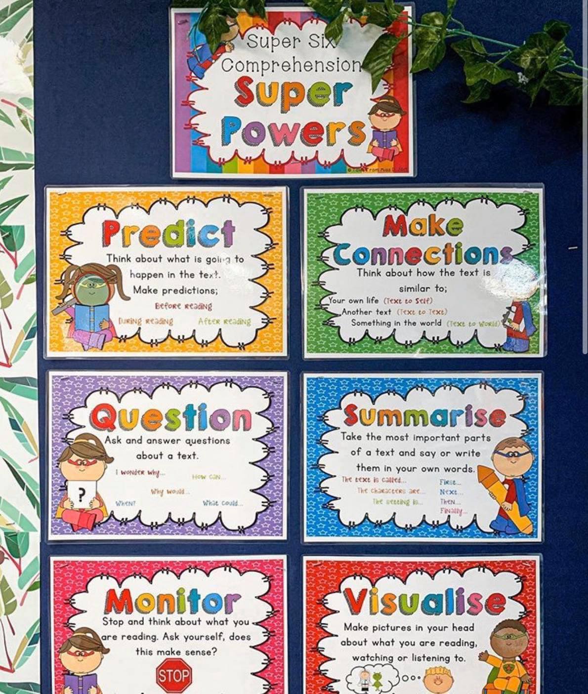 Super Six Comprehension Superheroes!... - Tales From Miss D