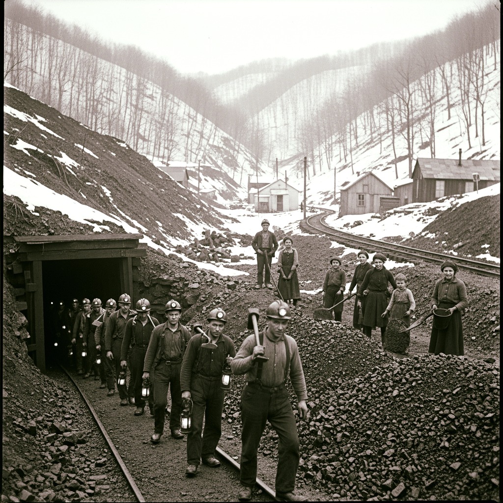 Old - In the coal mines of West Virginia during the 1930s, miners and ...