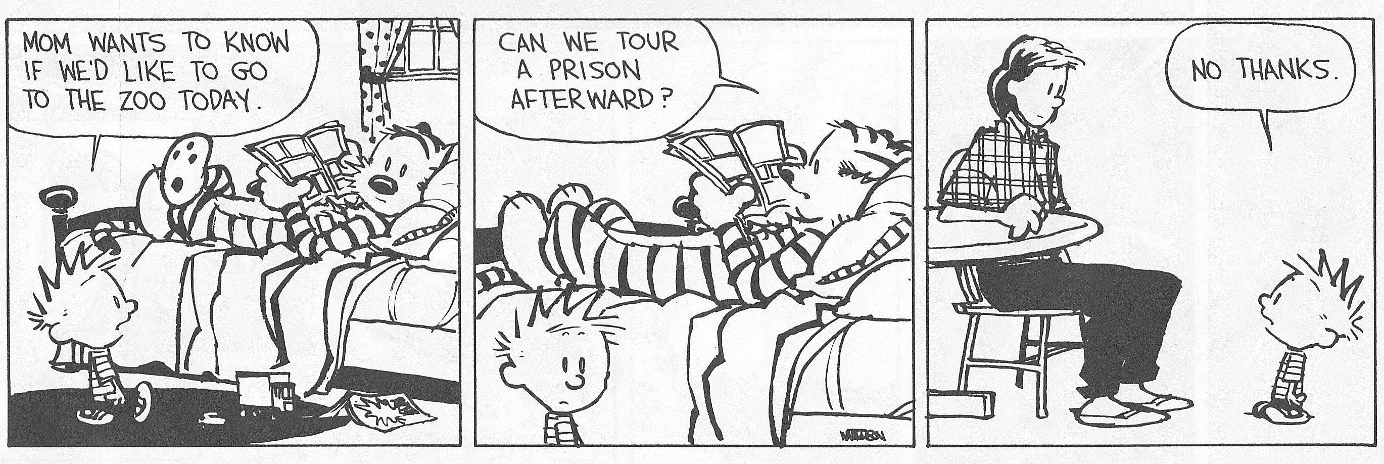 Fᴜɴɴʏ - Everything Calvin & Hobbes 🤭🤣😂 #comicstrips #schoollife # ...