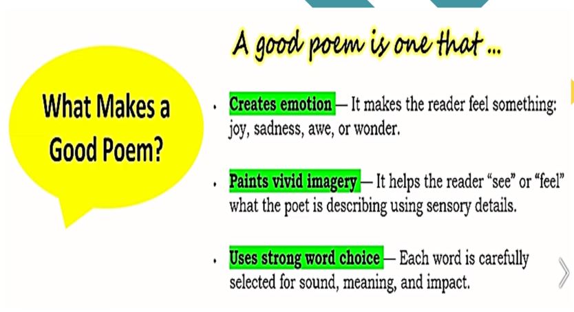 Grade 8-Bacalso (English) SY 2025-2026 | Notes Poetry | Facebook