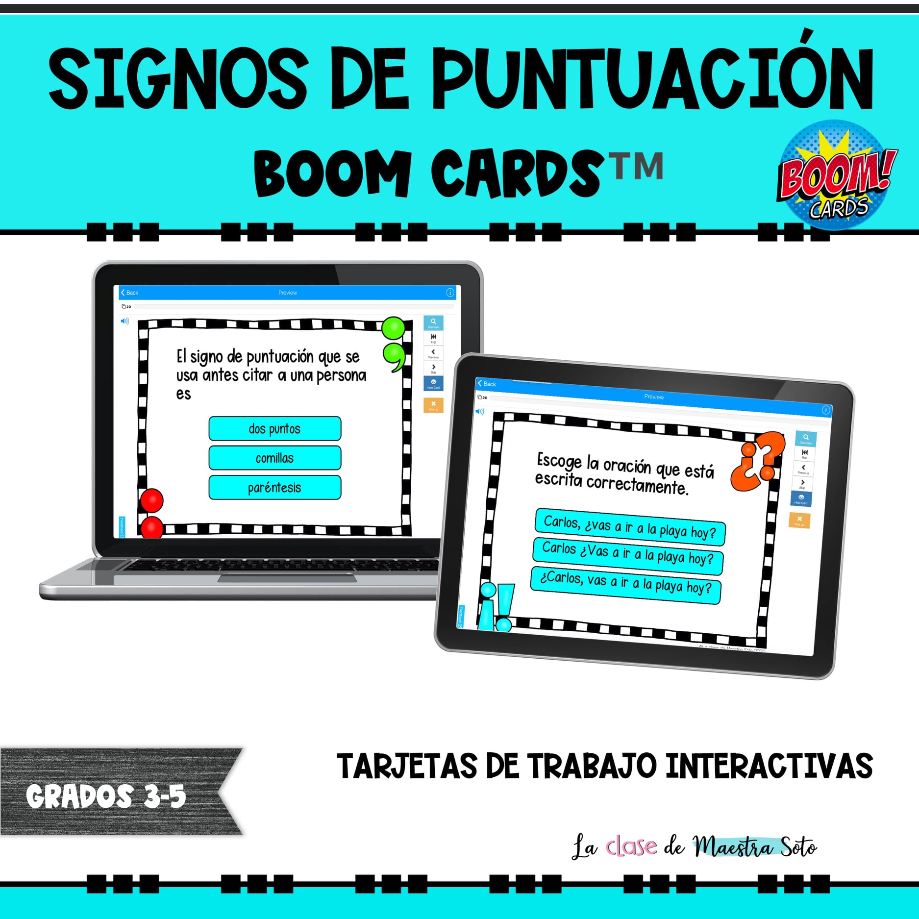 Freebie! Estas Boom Cards de... - La Clase de Maestra Soto