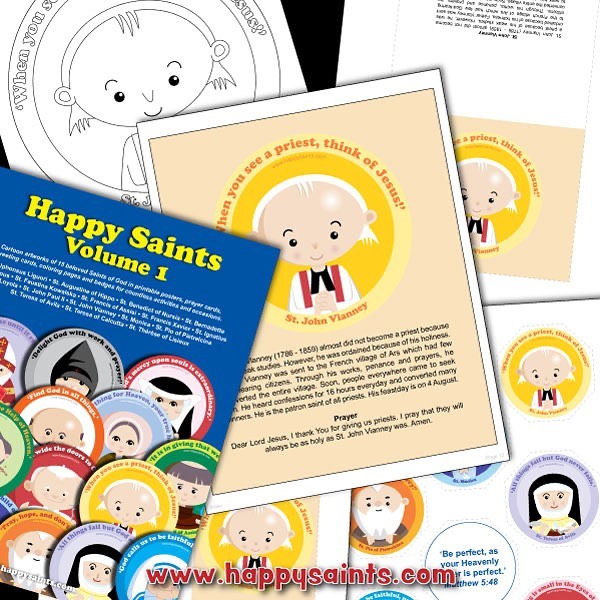 Happy Saints - Happy Feast Day, St. John Marie Vianney,...