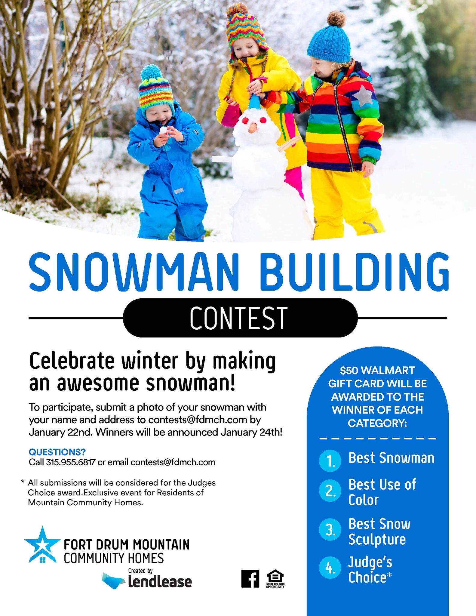 Celebrate winter by... - Fort Drum Mountain Community Homes