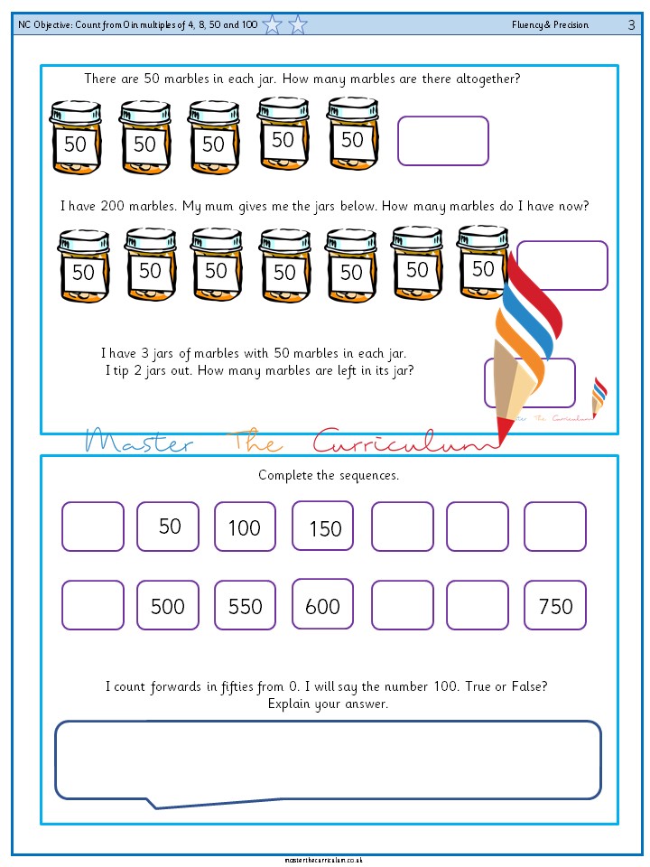 Master - Free Maths Worksheets www.masterthecurriculum.co.uk | Facebook
