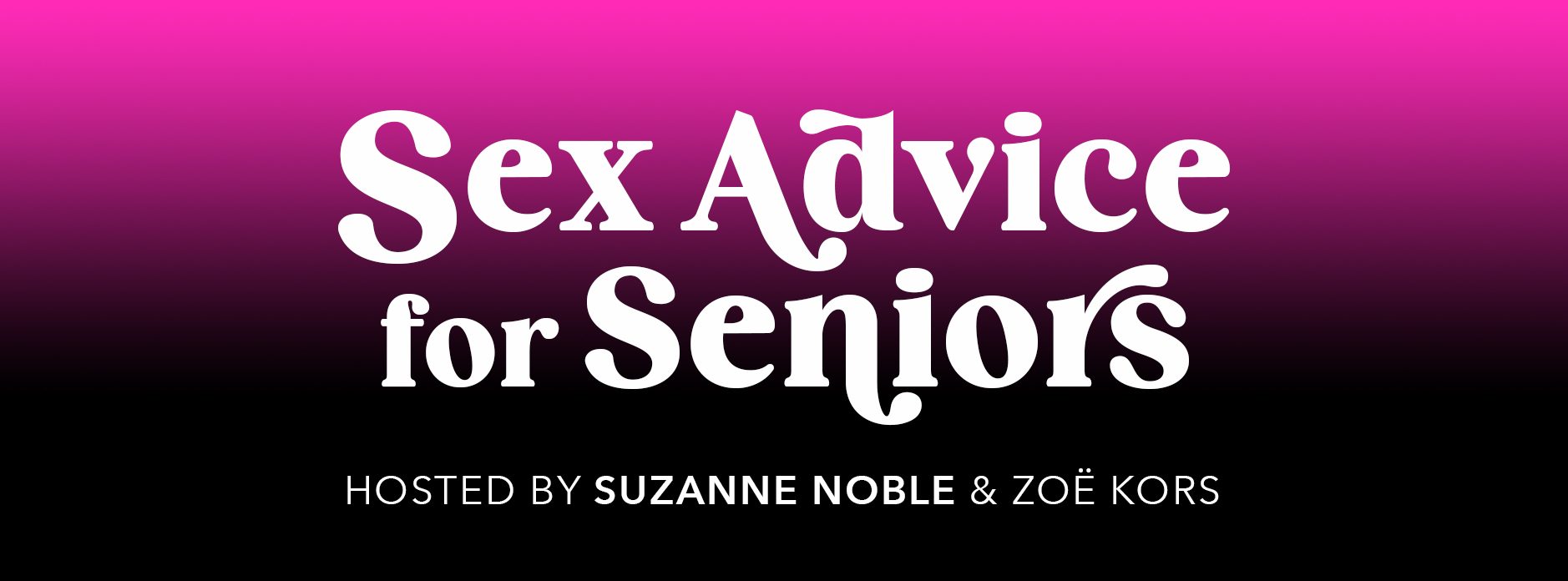 Sex Advice For Seniors