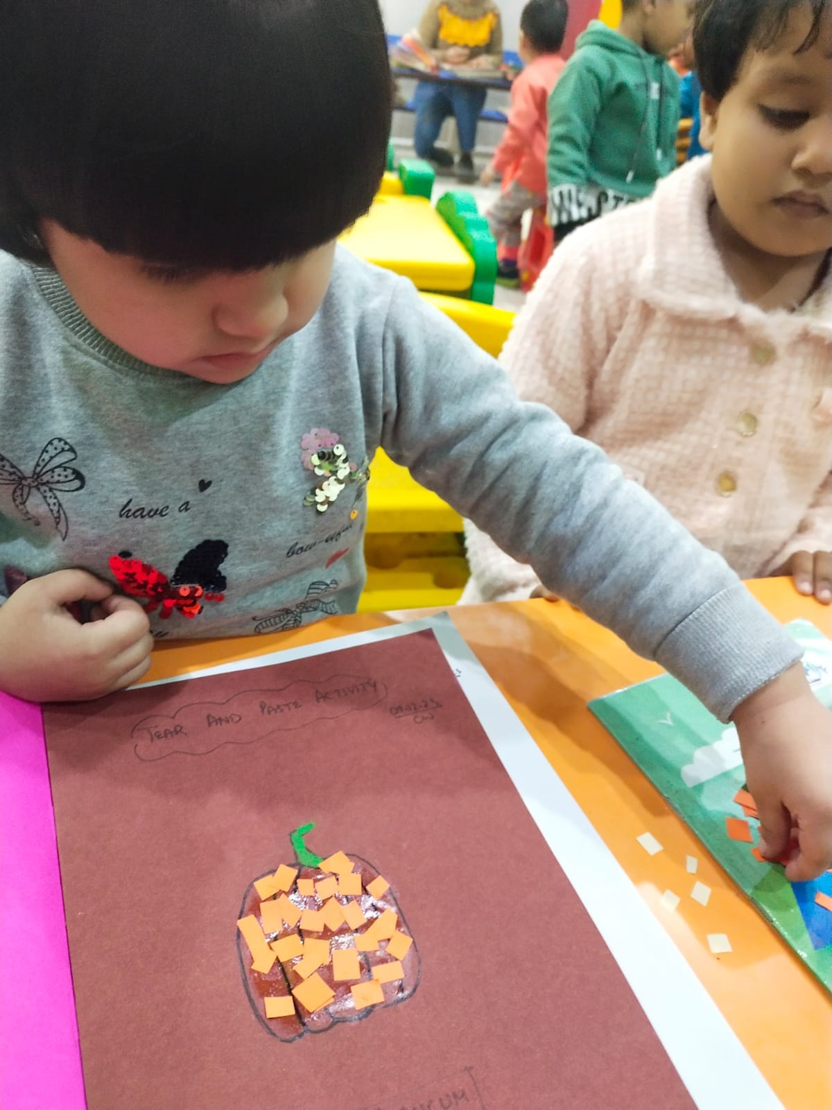 # TEAR AND PASTE ACTIVITY - Kidz City Play School