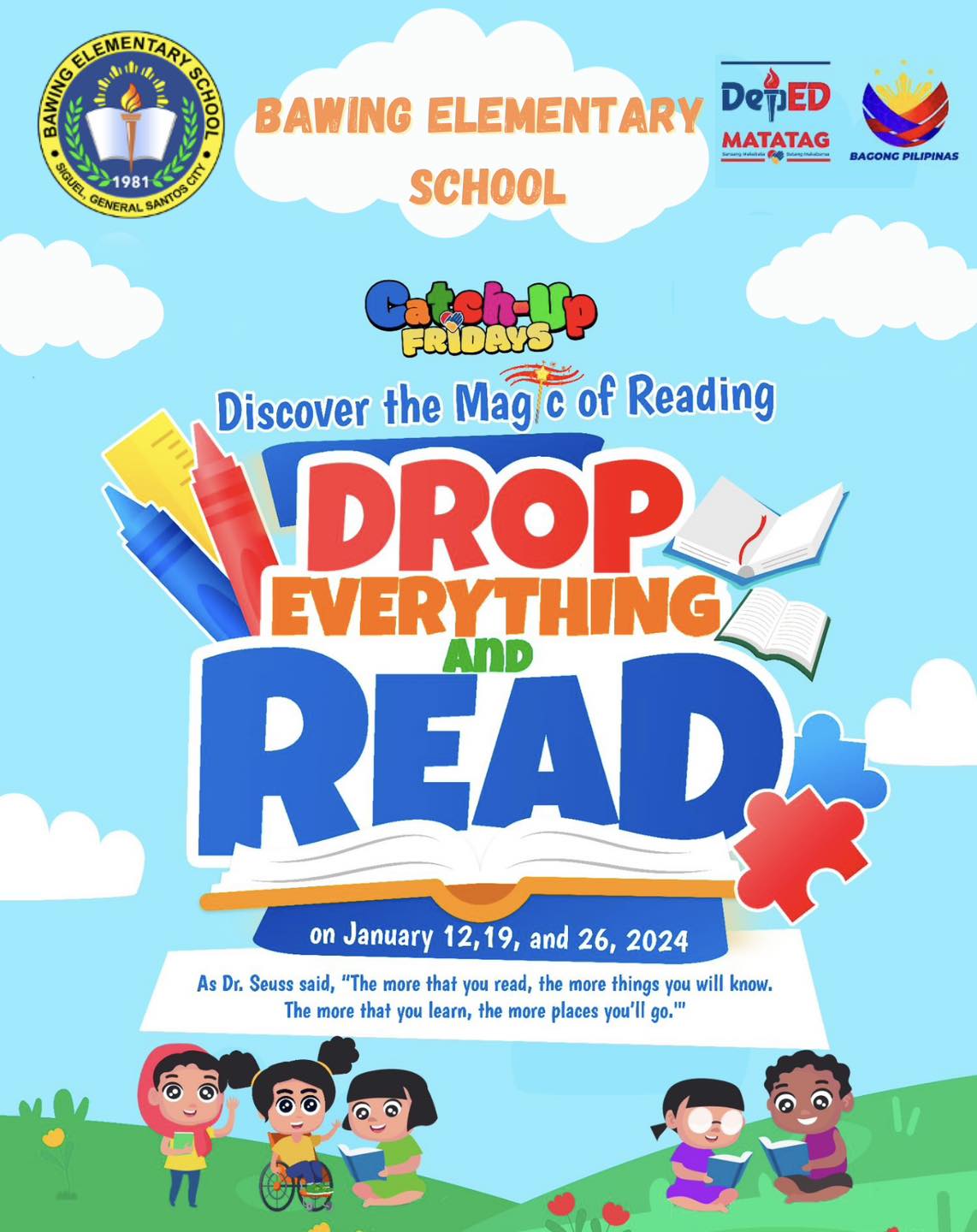 Drop Everything and Read! 📖 In... - DepEd Tayo Bawing ES