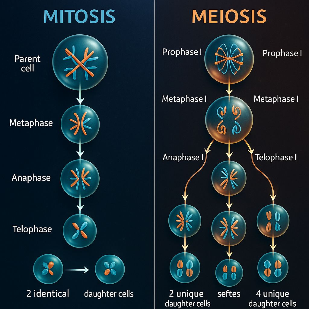 CSS EXAMS PREPARATION FORUM | 🧬 Mitosis vs Meiosis — The Cell Division ...