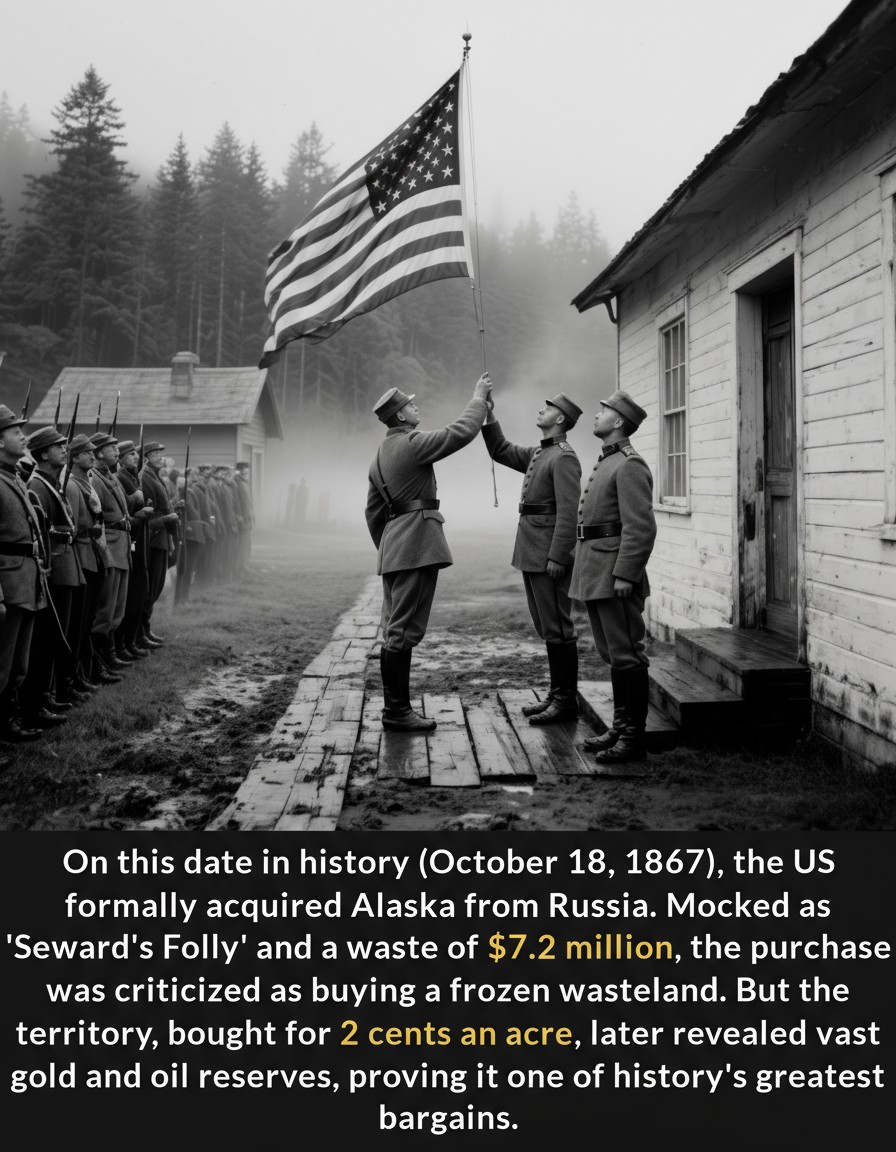 Rare History World | On this date in history (October 18, 1867), the ...