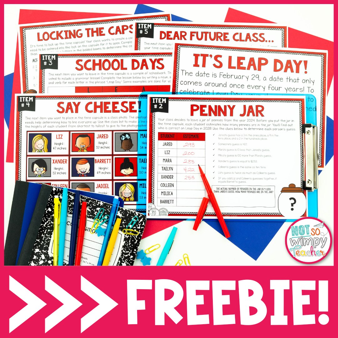 Celebrate Leap Day with this FREE... - Not So Wimpy Teacher | Facebook