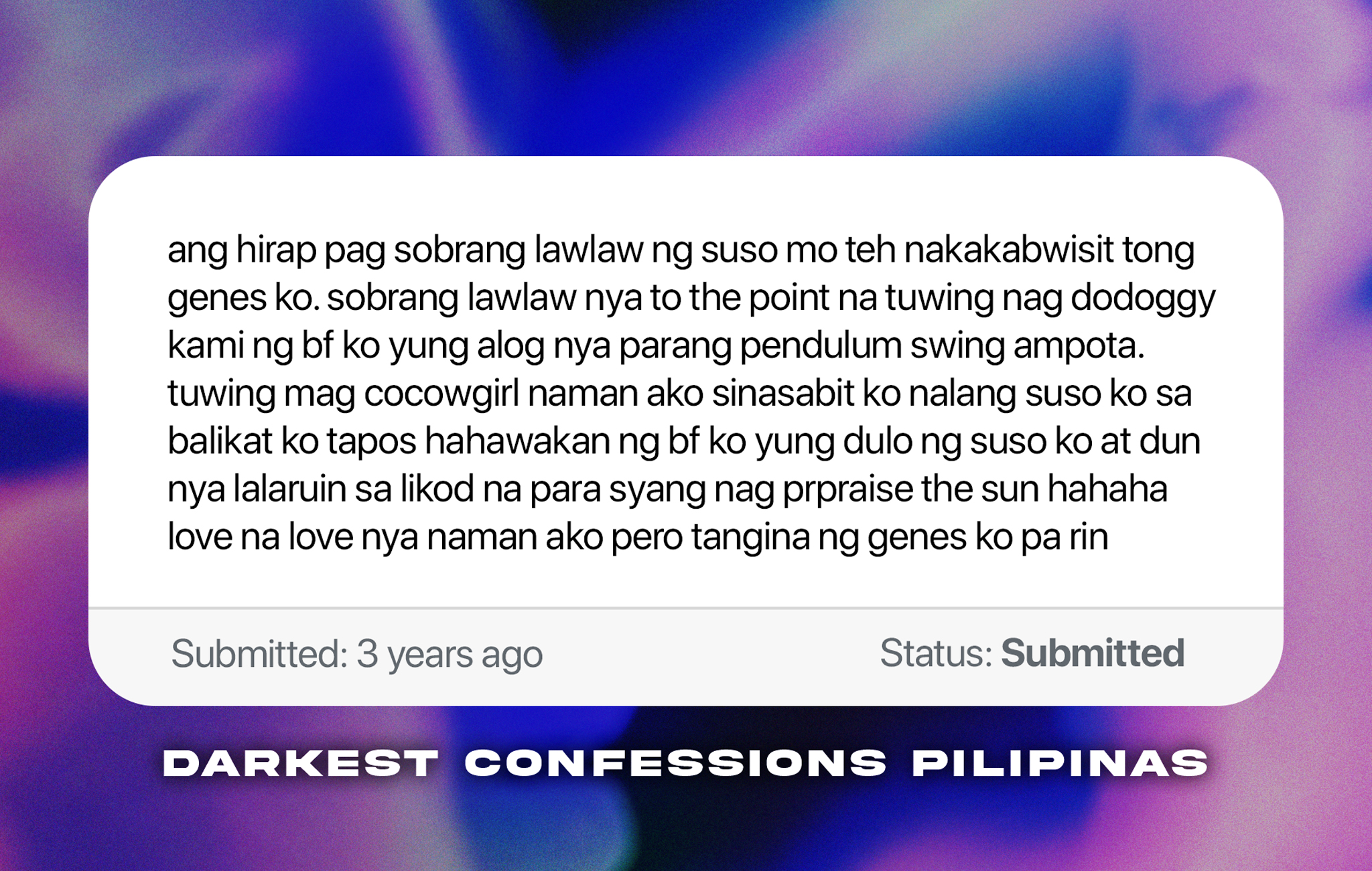 Darkest Confessions Darkest Confessions Pilipinas 8040