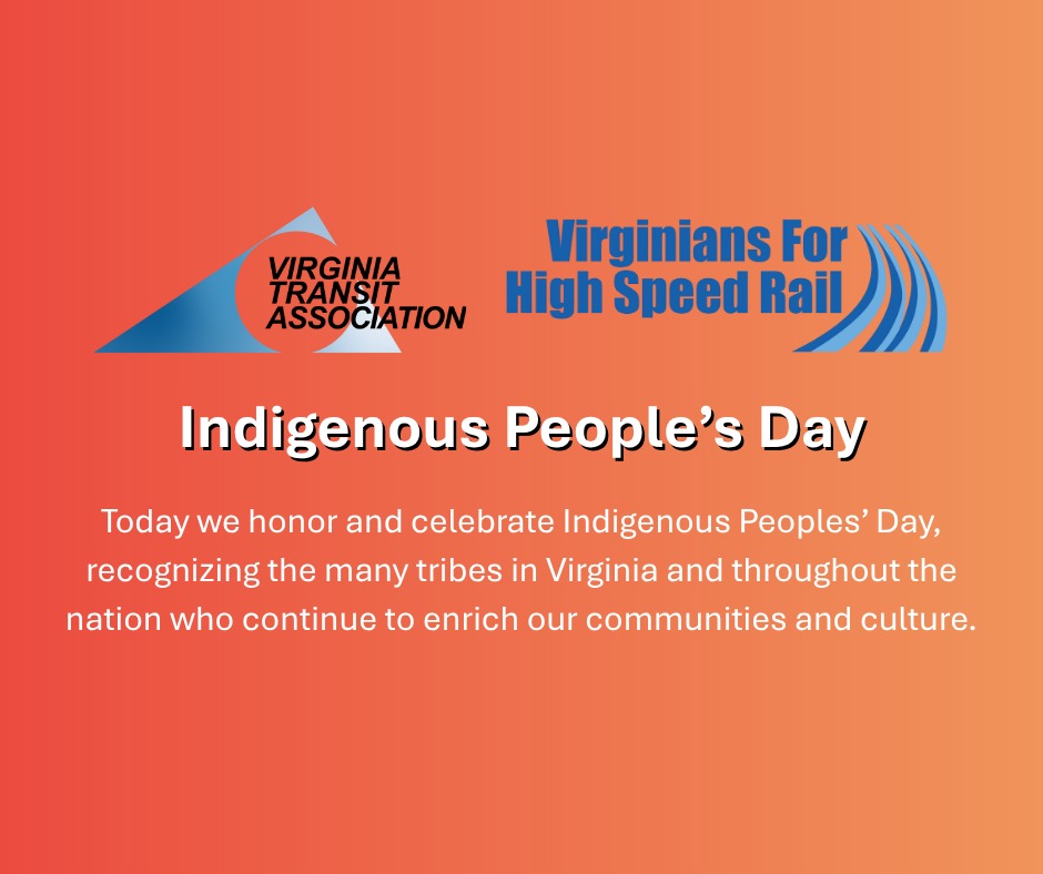 Today, VTA and VHSR honor... - Virginia Transit Association | Facebook