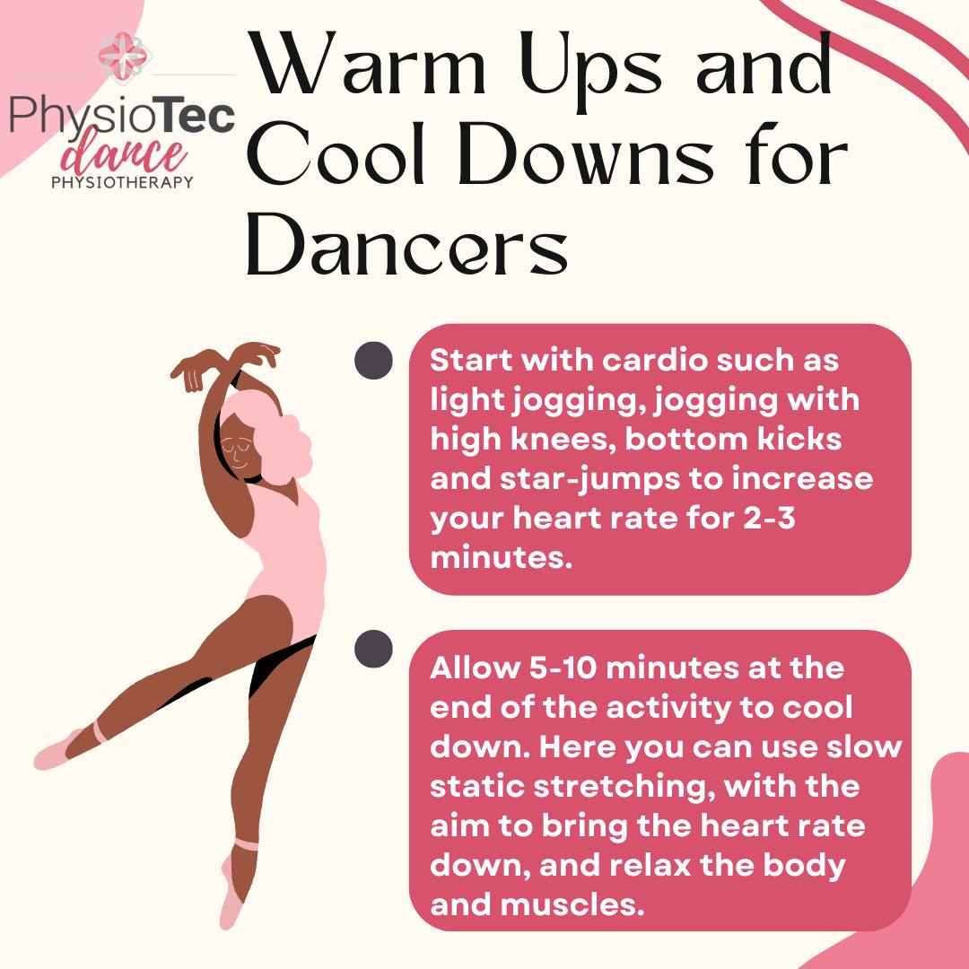 💃🔥 Warm Ups and Cool... - PhysioTec Dance Physiotherapy | Facebook