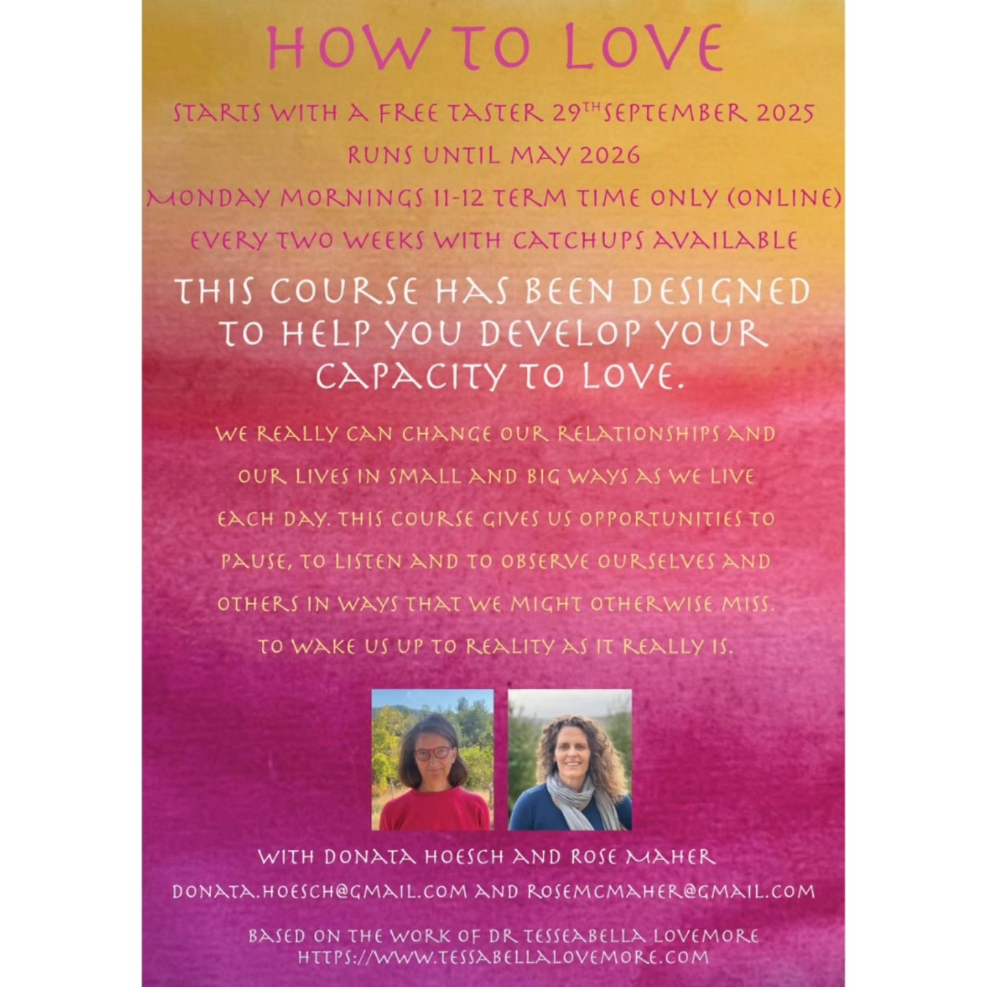 Learning to Love