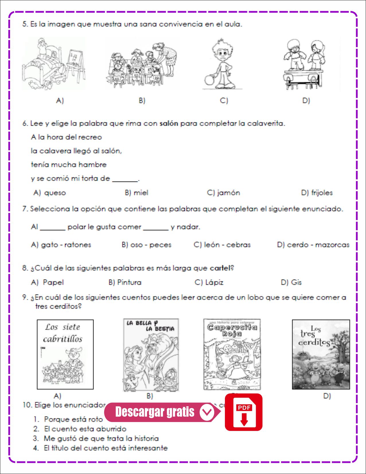 Examen Trimestre 1 Del 1°al Materiales Educativos Gratis 6381
