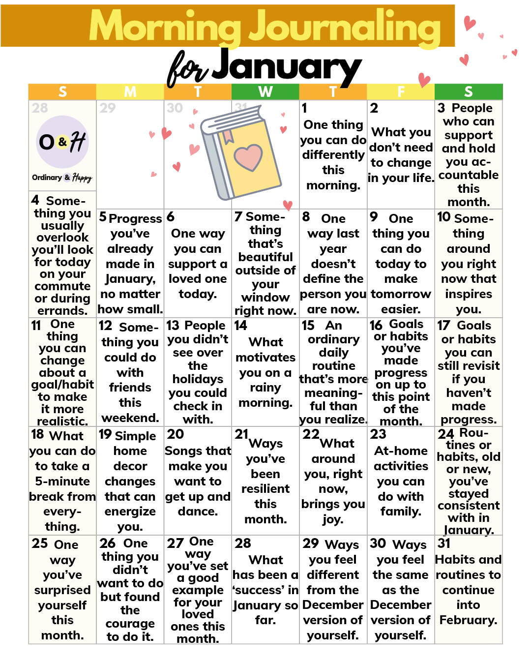 Ordinary - Sure, you can absolutely set big, year-long goals in January ...