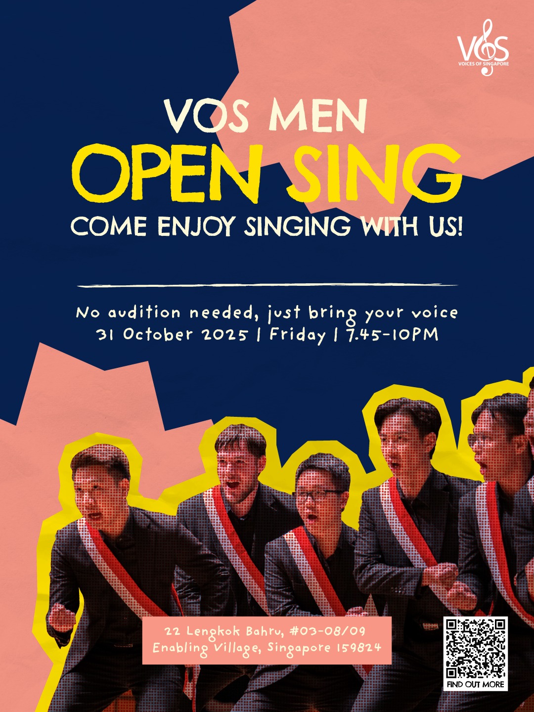 VOS - 🚹 Thinking of joining a men’s choir? Here’s your chance to try it ...
