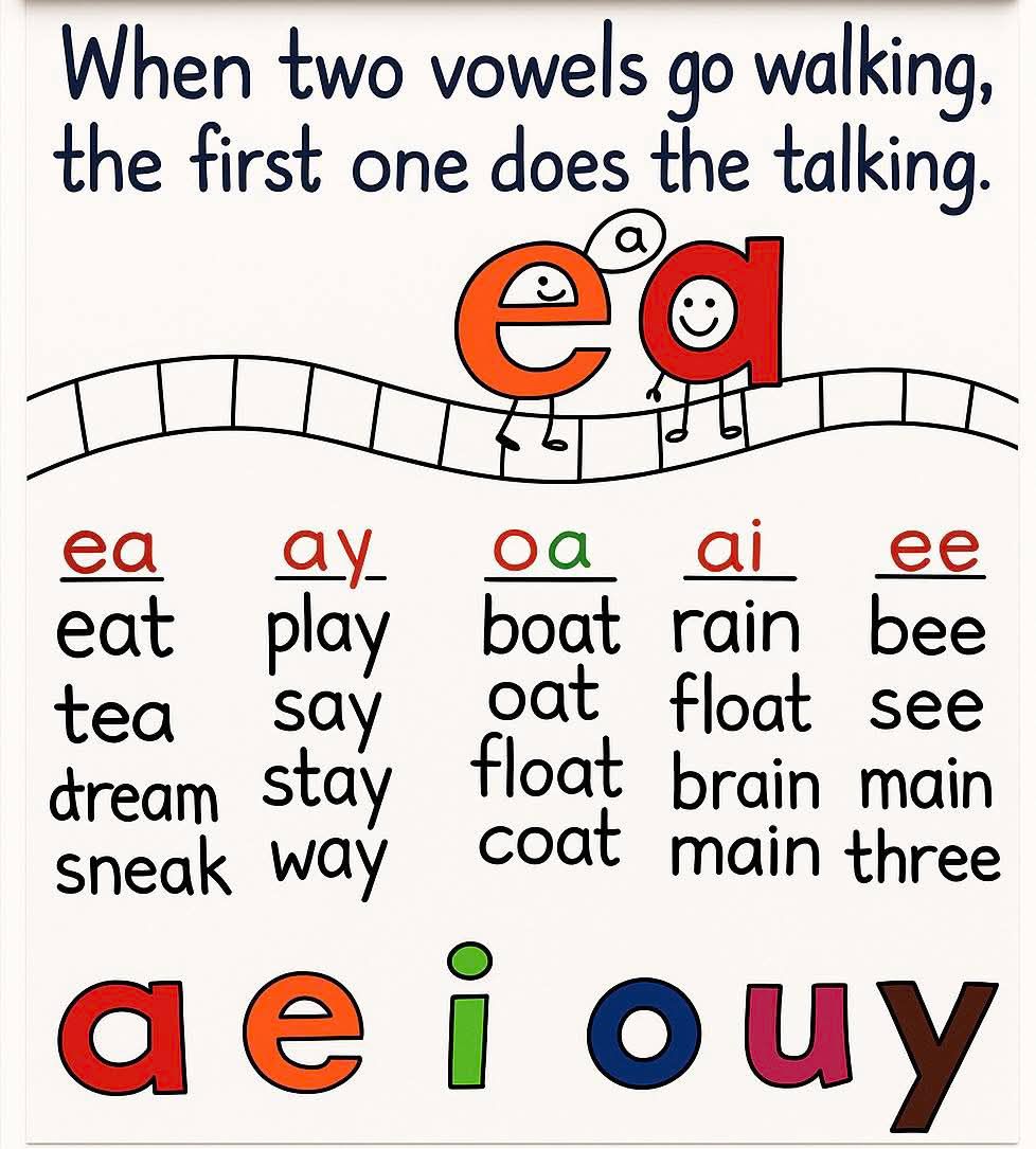 Primary - I like this! 😊 What a clever way of remembering the sounds ...