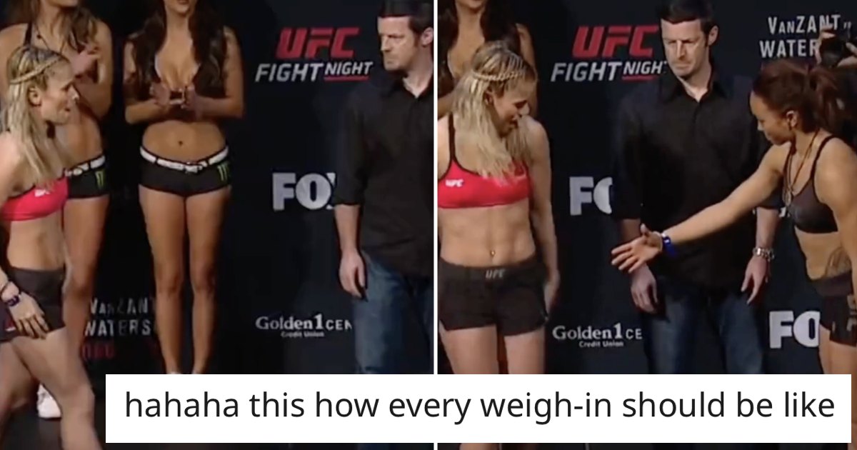 The Poke This Hilarious Pre Fight Face Off Was An