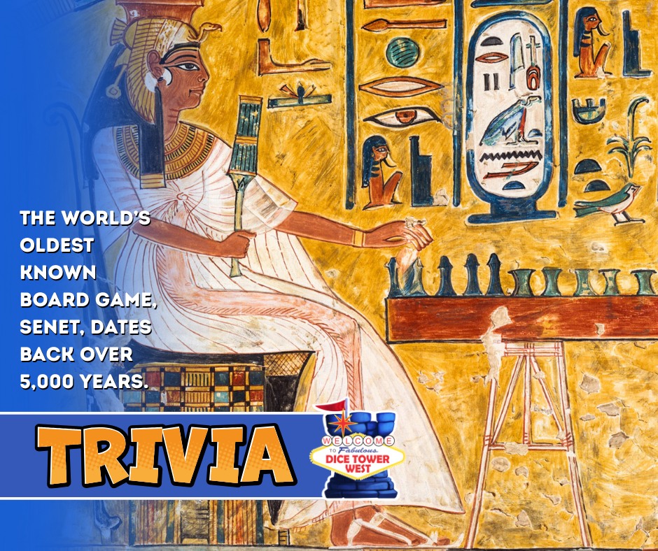 Dice - Did you know? 🎲 The world’s oldest known board game, Senet ...