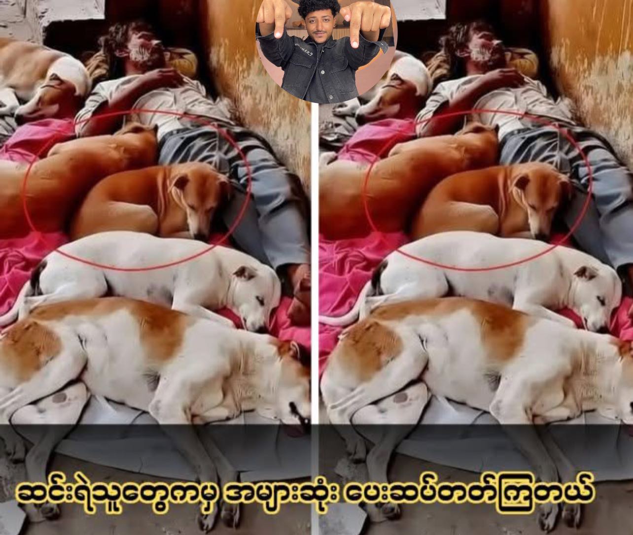 Øm သူဟာ လမ်းပေါ်မှာ အိပ်တယ်၊ ဘာမှမရှိသလောက် ဆင်းရဲပေမယ့် သူသ