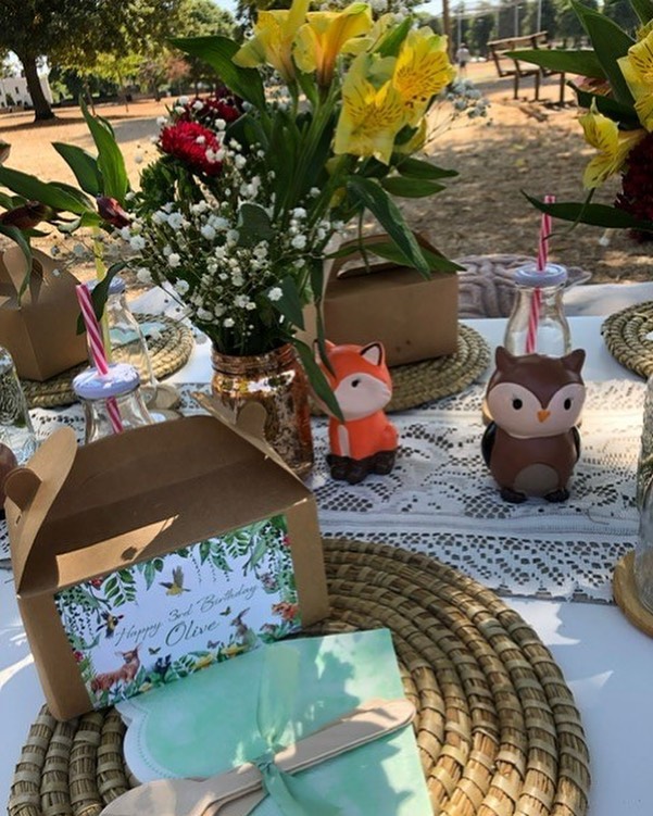 Tipi Angels - The cutest Woodland theme picnic for a...