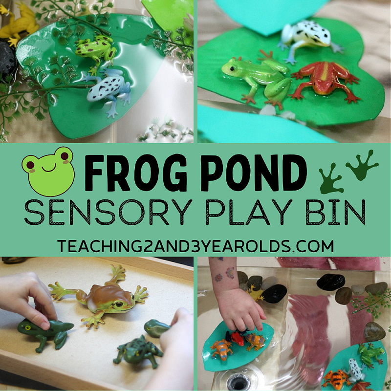 This spring sensory bin is a great addition to your frog theme! After ...