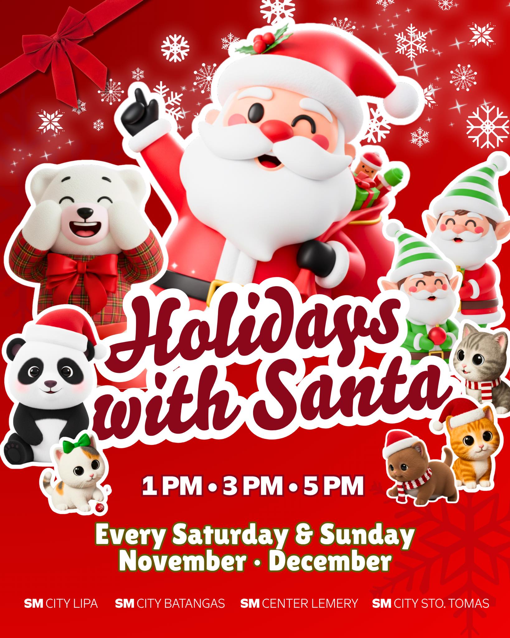 🎄 Santa’s in town and he’s ready for... - SM City Sto. Tomas | Facebook