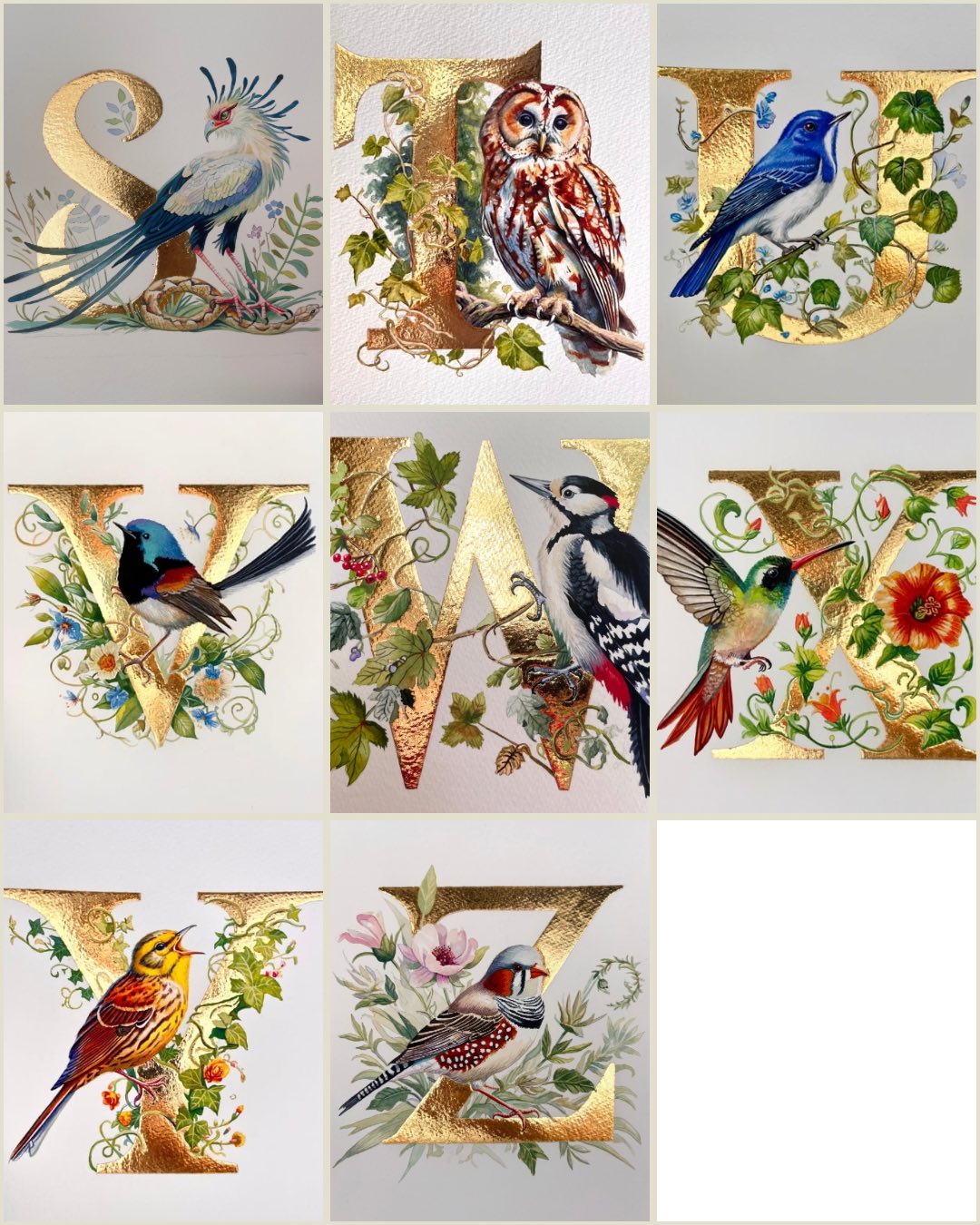 Sheila - Thank You As I wrap up my Golden Alphabet of Birds, and ...