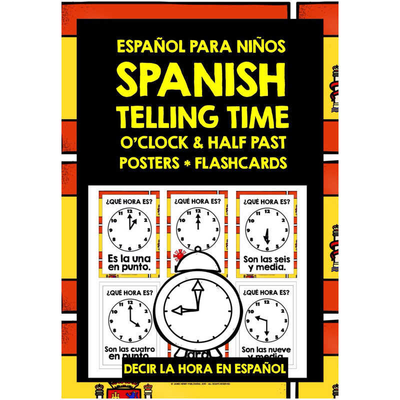These Spanish Telling Time... - The Lively Learning Classroom