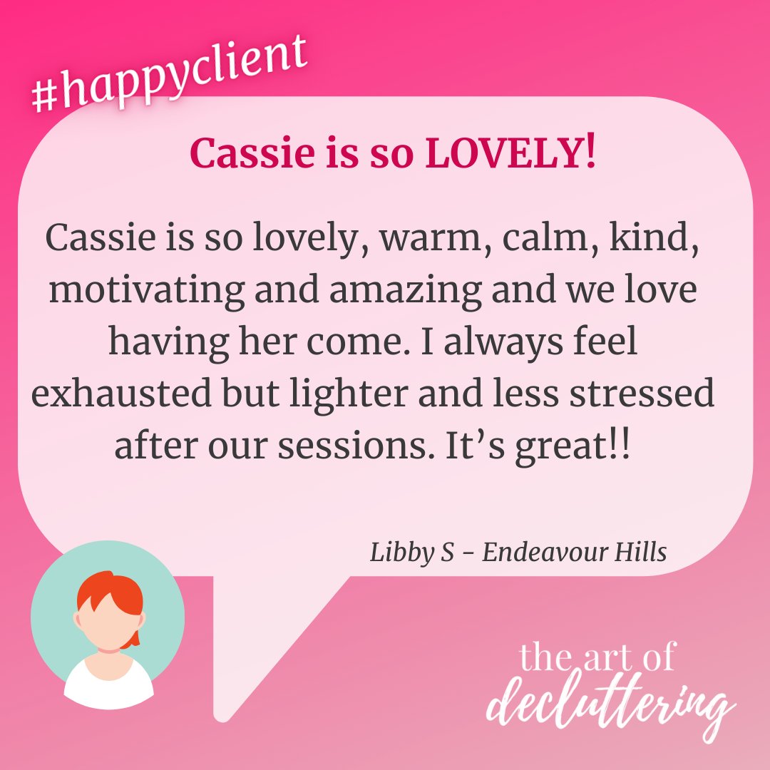 This Client Feedback Is The Best The Art Of Decluttering