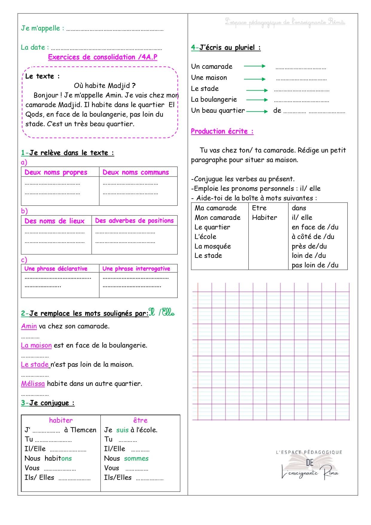 Exercices de... - maîtresse de français | Facebook