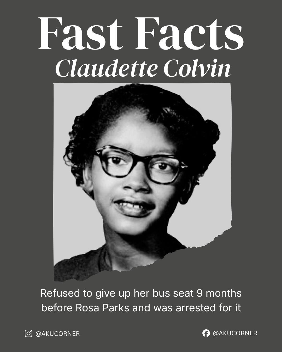Black - 🚌 “Before Rosa, there was Claudette.” At just 15 years old ...